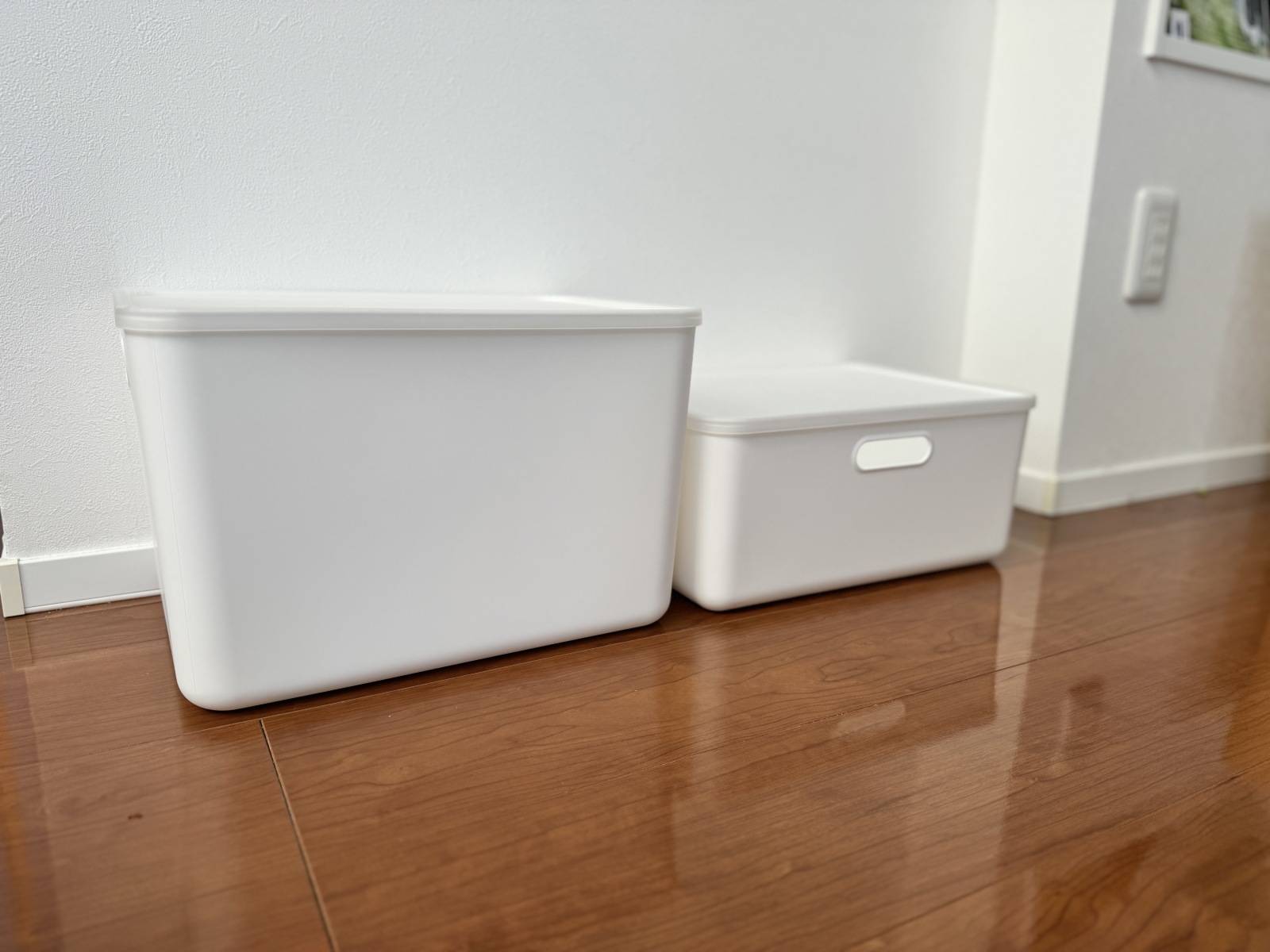 【ダイソー】蓋付きの「R30ボックス」がシンプル収納に最適だった | 4yuuu