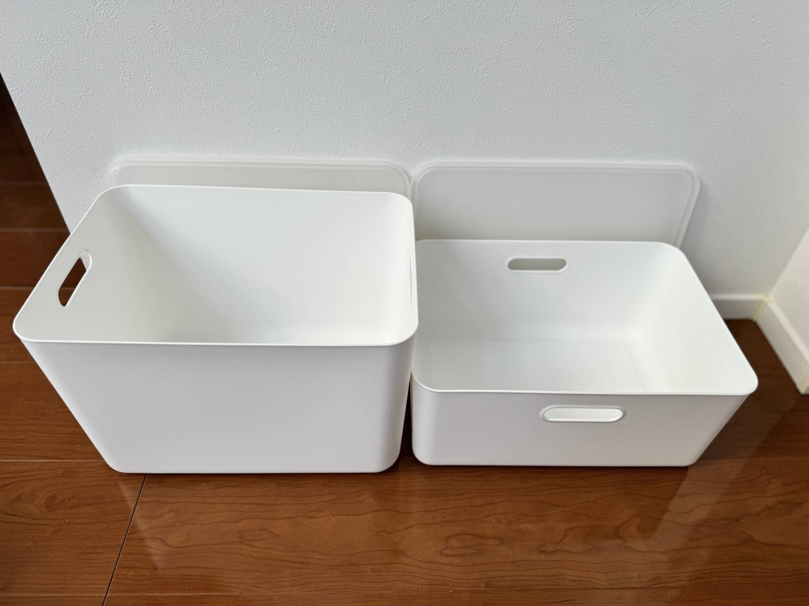 【ダイソー】蓋付きの「R30ボックス」がシンプル収納に最適だった | 4yuuu