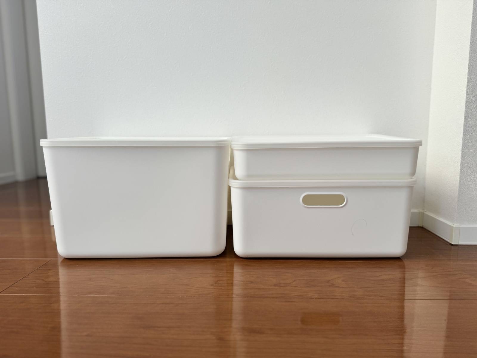 【ダイソー】蓋付きの「R30ボックス」がシンプル収納に最適だった | 4yuuu