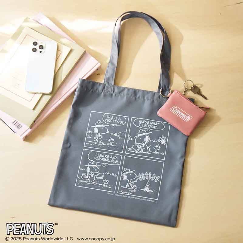 【8/20発売の雑誌の付録】スヌーピー×コールマンの夢コラボ！「トートバッグ＆コインケース」登場 | 4yuuu